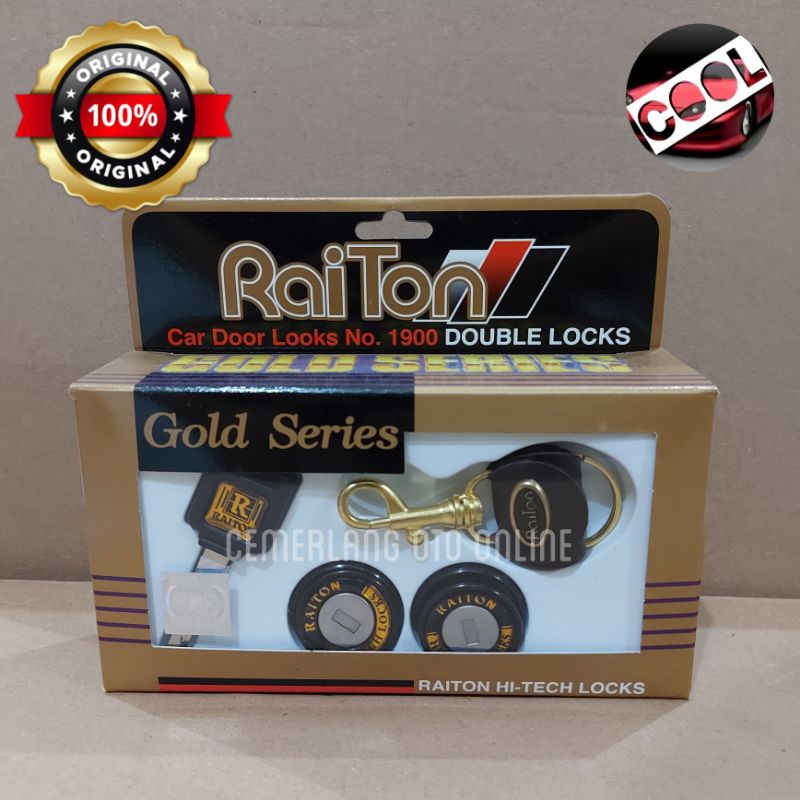 Jual KUNCI PINTU 2 ( GEPENG/KOMPUTER) Merk RAITON / KUNCI PINTU MOBIL | Shopee Indonesia