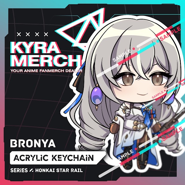 Jual Keychain Honkai Star Rail Bronya Type B | KyraMerch Anime Fanmerch ...