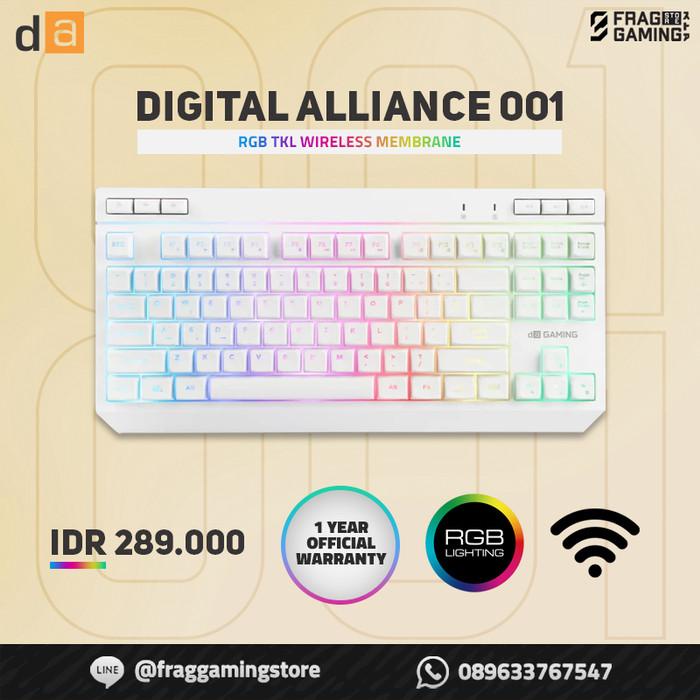 Jual DIGITAL ALLIANCE 001 DA 001 WIRELESS KEYBOARD GAMING TKL MEMBRANE ...