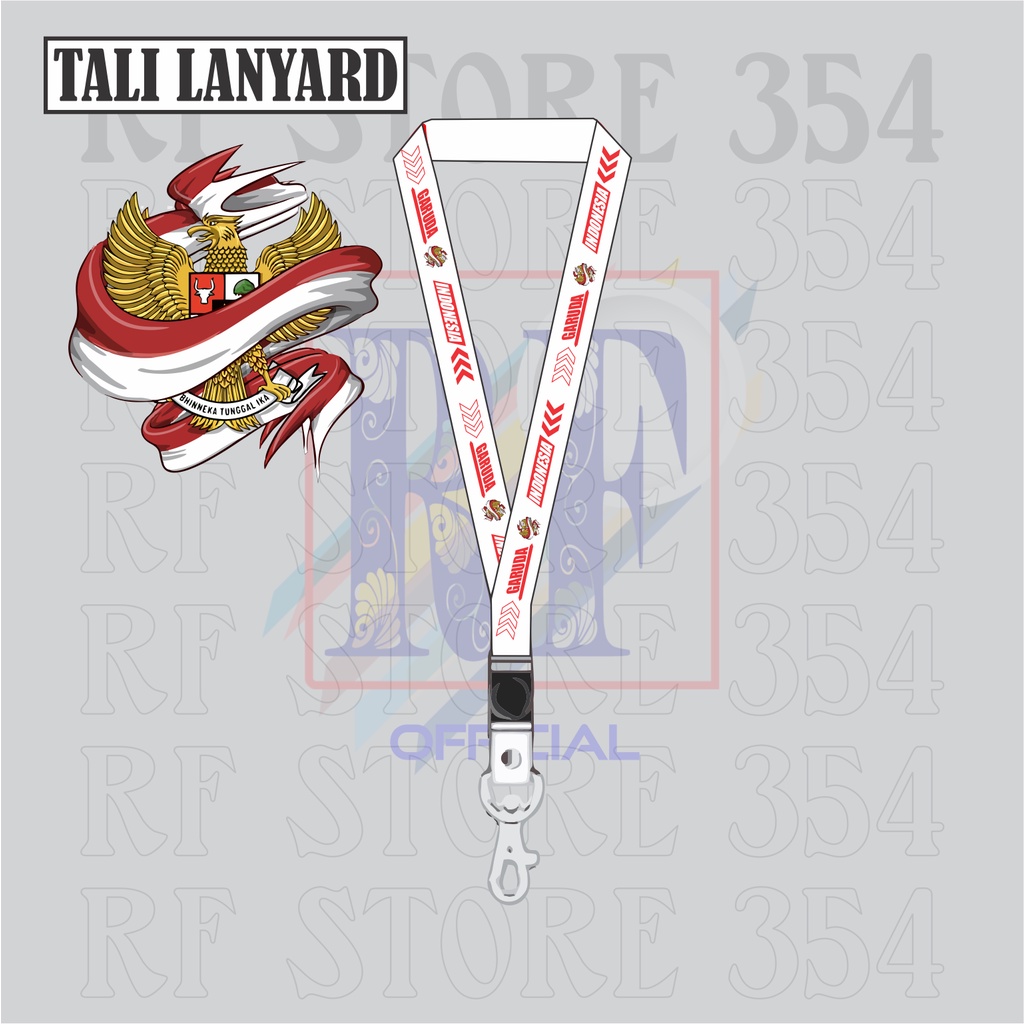 Jual Tali Lanyard GARUDA INDONESIA | INDONESIA | MERDEKA | MERAH PUTIH ...