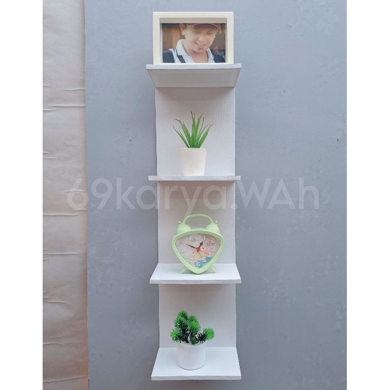 Jual Top Seller1x1Wl MODEL RAK TINGKAT 4 SUSUN RAK PRAKTIS PUTIH ,PUTIH MAT HITAM,COKLAT MUDA ...