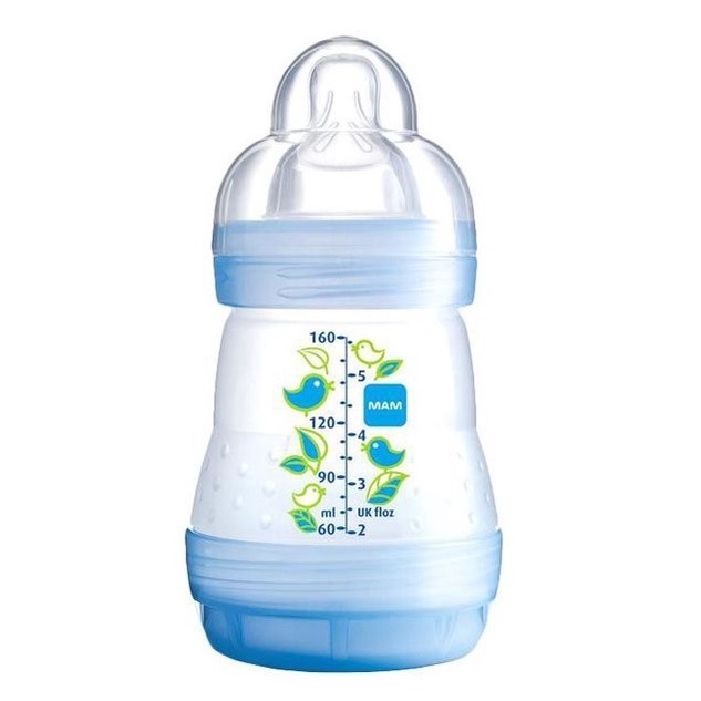 Jual Pure Mam Anti Colic Botol Blue 160 ml Botol Susu Anak | Shopee ...