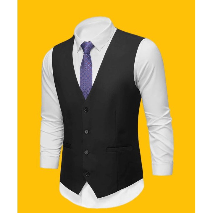 Jual Produk rompi jas formal basic pria wanita/rompi formal hotel/rompi ...