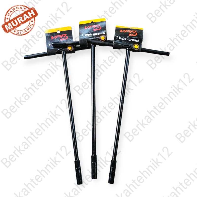 Jual PAKET kunci T sok set 3pcs ukuran 8mm 10mm 12mm original crome ...