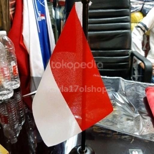 Jual Silahkan Order] bendera meja merah putih+tiang | Shopee Indonesia