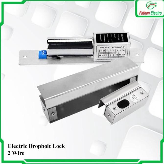 Jual Dropbolt Lock 2 Wire Drop Bolt + Bracket Besar & Kecil | Shopee ...