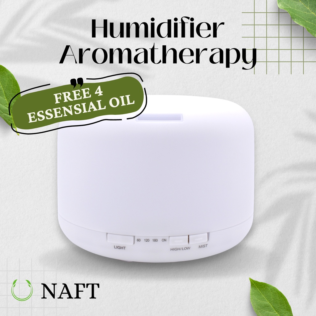 Jual Humidifier Air Aromatherapy Diffuser 500ml Air Mist Aromaterapi ...