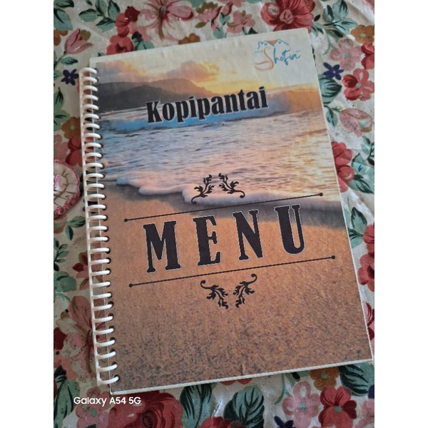Jual Buku Menu Jilid Spiral Hard Cover Art Carton Glossy 2 side ...