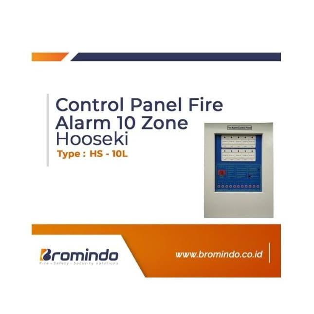 Jual Hooseki Fire Alarm Control Panel 10 Zone complete with Battery HS 10L | Shopee Indonesia