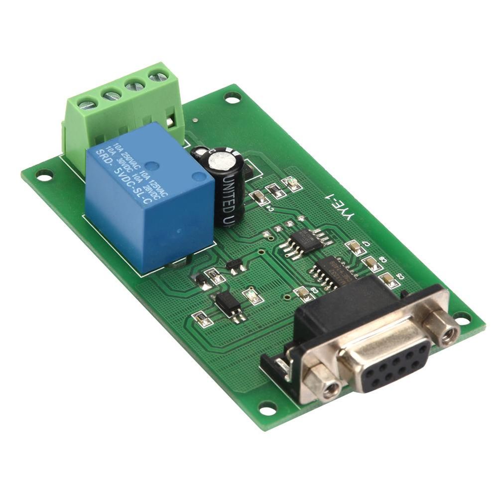 Jual 5V/12V/24V RS232 Serial Port Control Relay Module MCU MAX232 USB Control Switch Board ...