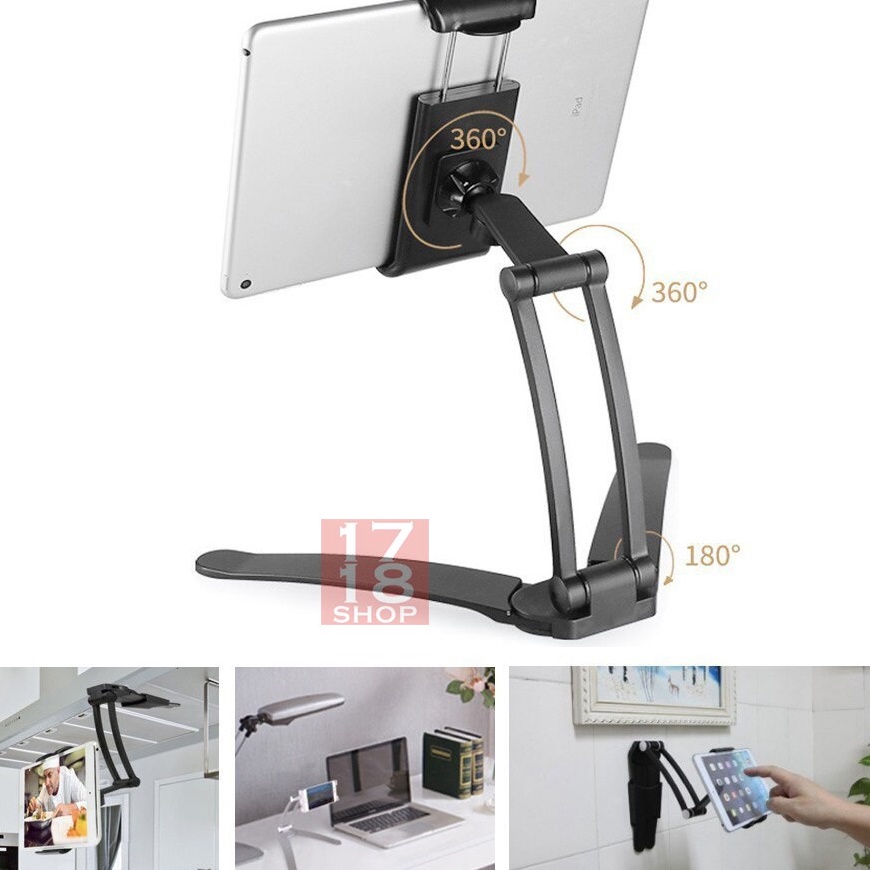 Jual Restock 2 IN 1 MOUNT STAND IPAD TABLET PHONE LAYAR MONITOR 4 - 13 ...