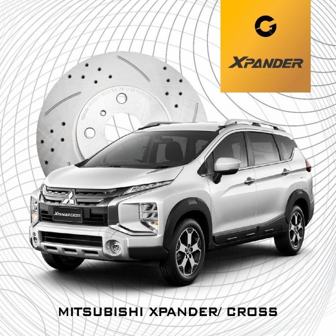 Jual GAIA Brake Disc Rotor Mitsubishi Xpander & Xpander Cross Black ...