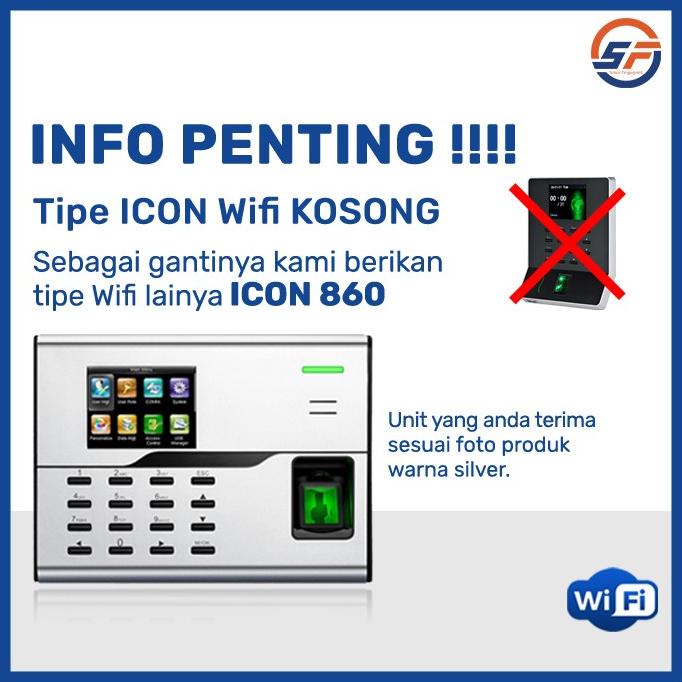 Jual Mesin Absensi Wifi | Mesin Absen Fingerprint ICON WIFI Original ...