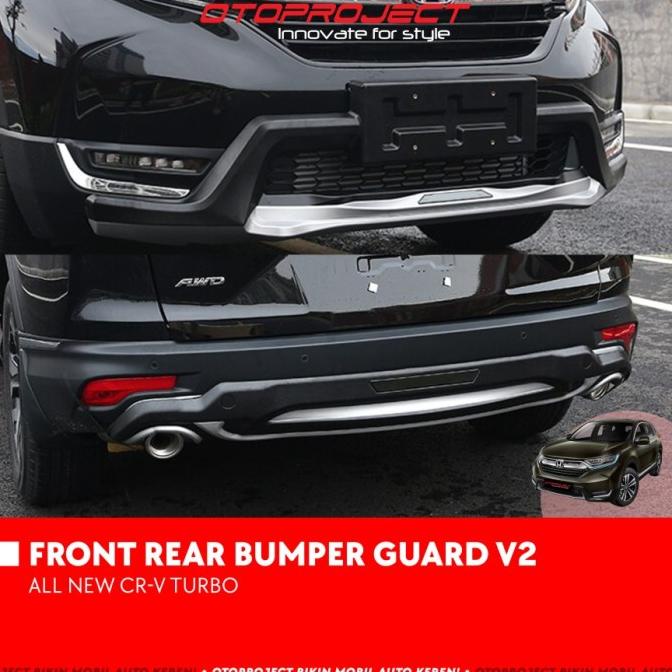 Jual +%+%+%] Bumper Guard Front and Rear set All new CRV Turbo V2 ...