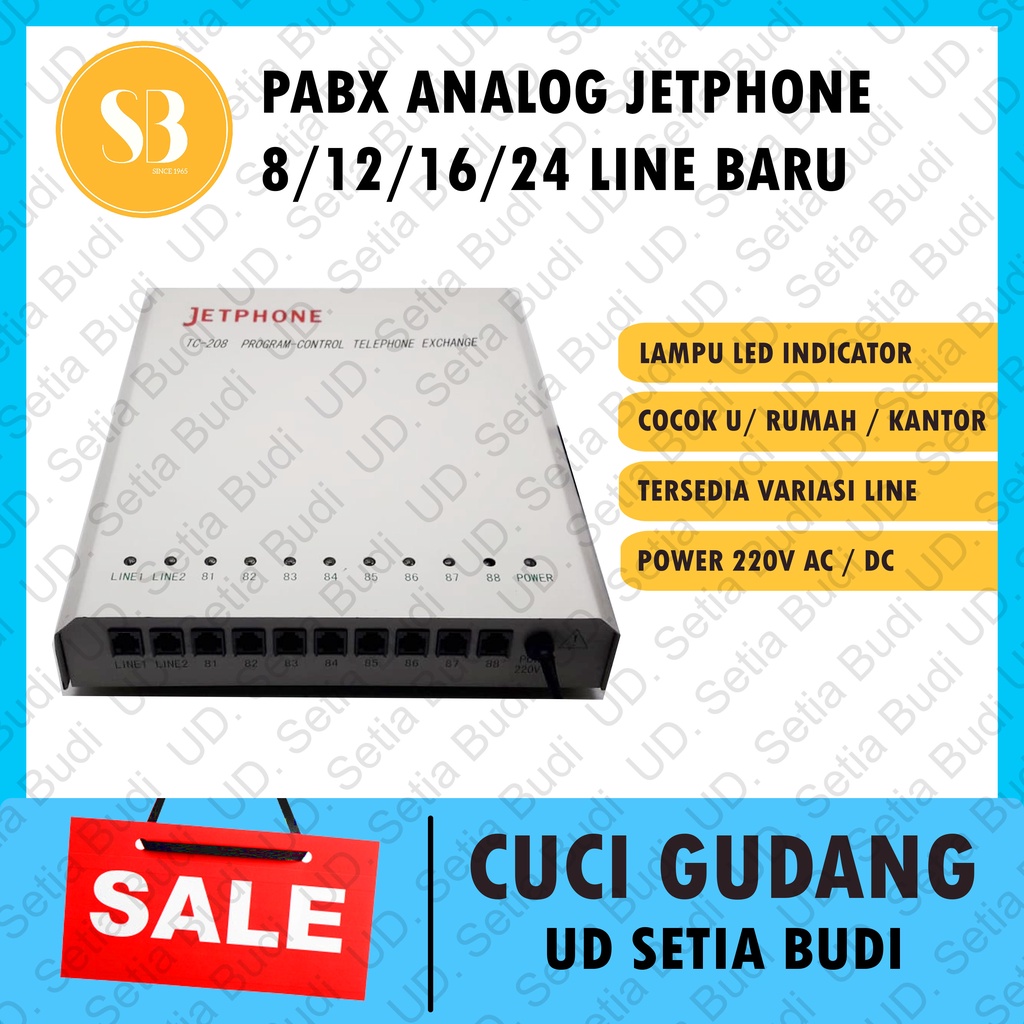 Jual Pabx Analog Telepon Verophone 8 12 16 24 Line Murah dan ...