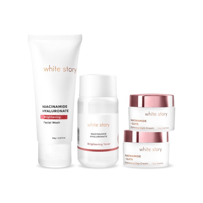 Jual white story paket wajah brightening (tanpa serum) | Shopee Indonesia