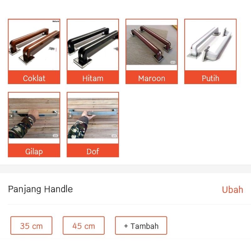 Jual handle pintu minimalis gagang tarikan pintu stainless pegangan ...