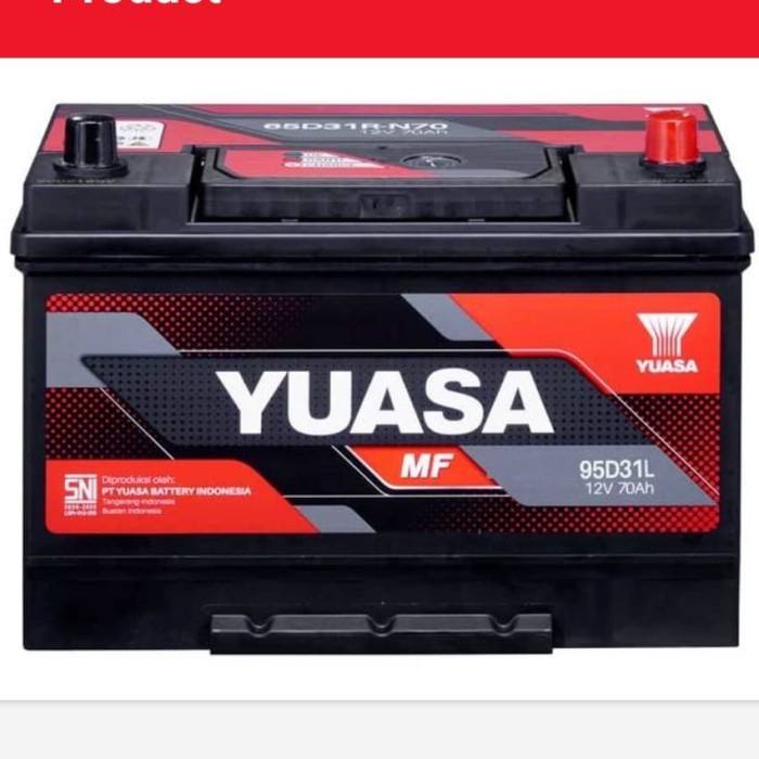 Jual Accu Yuasa 95D31L 80Ah Mf Kering | Shopee Indonesia