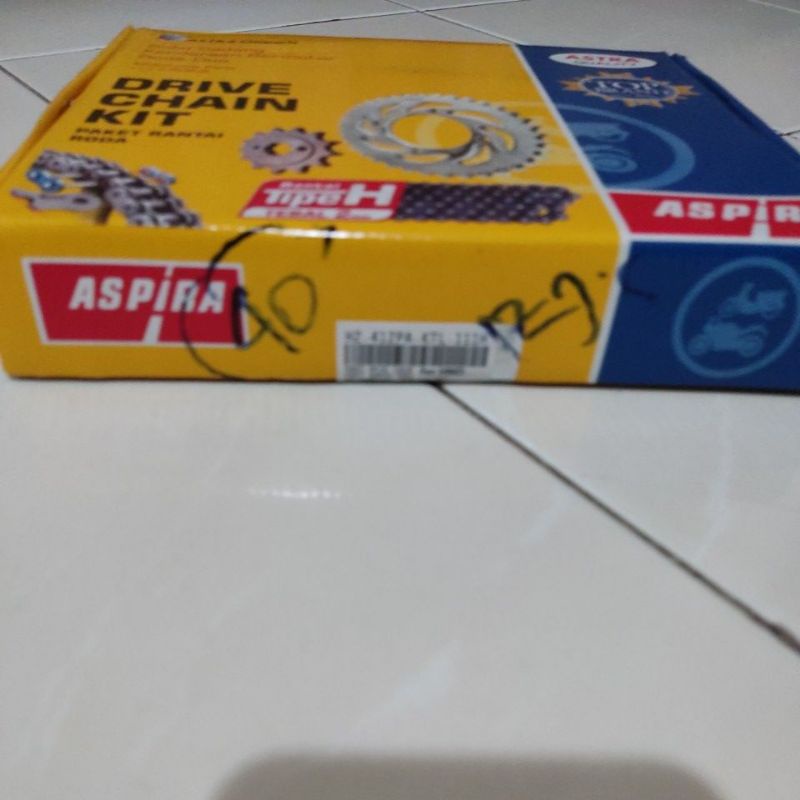 Jual GIR GER SET SUPRA FIT NEW REVO 100 KTL 40T ASPIRA | Shopee Indonesia