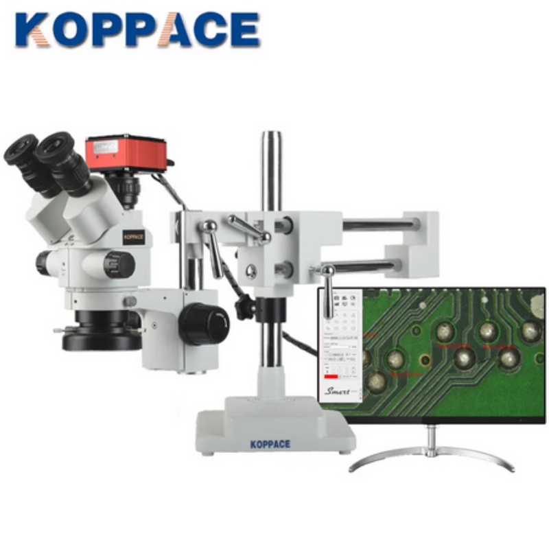 Jual KOPPACE Electron Microscope 4K Stereo Measurement Microscope 3.5X ...