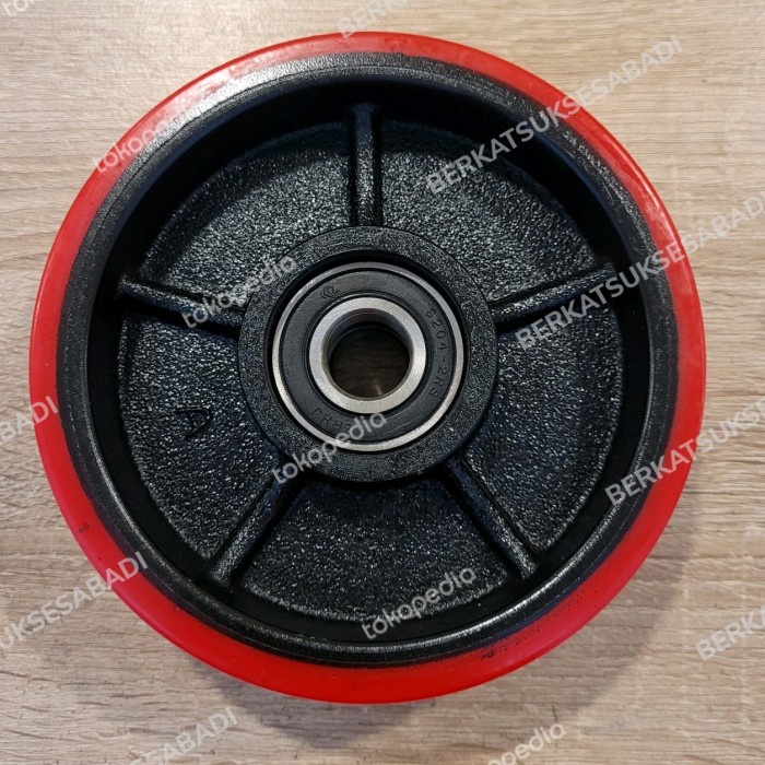 Jual Roda hand pallet krisbow 2 ton ,PU 160 X 50 mm | Shopee Indonesia