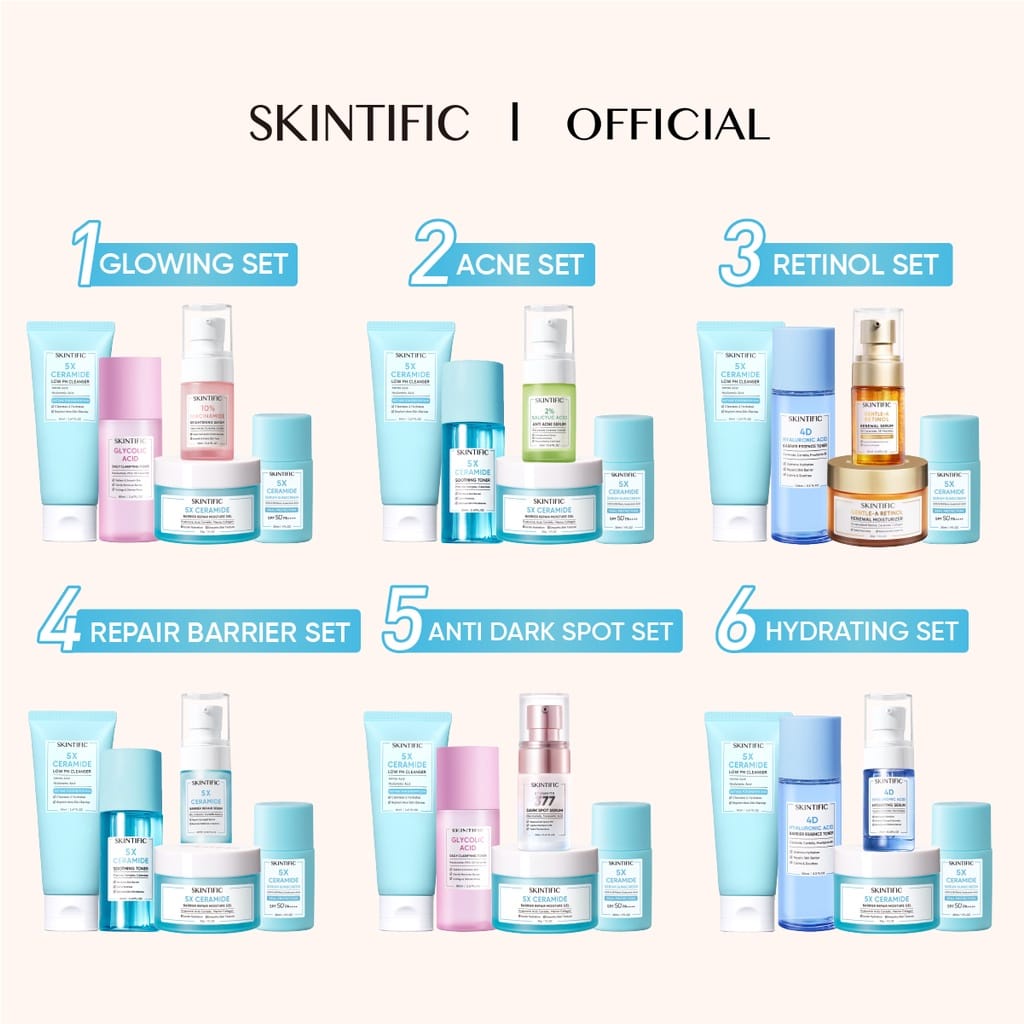 Jual SKINTIFIC PAKET 5pcs | Shopee Indonesia