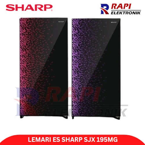 Jual LEMARI ES SHARP SJX 195 MG | Shopee Indonesia