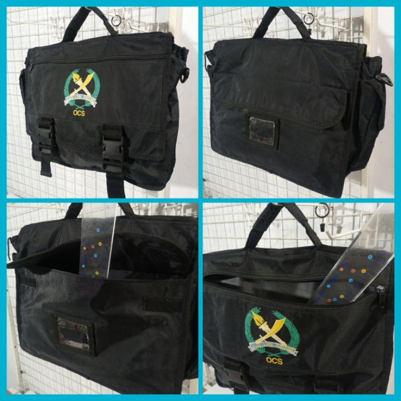 Jual OCS military design messenger bag- preloved -alas11x37cm tinggi ...