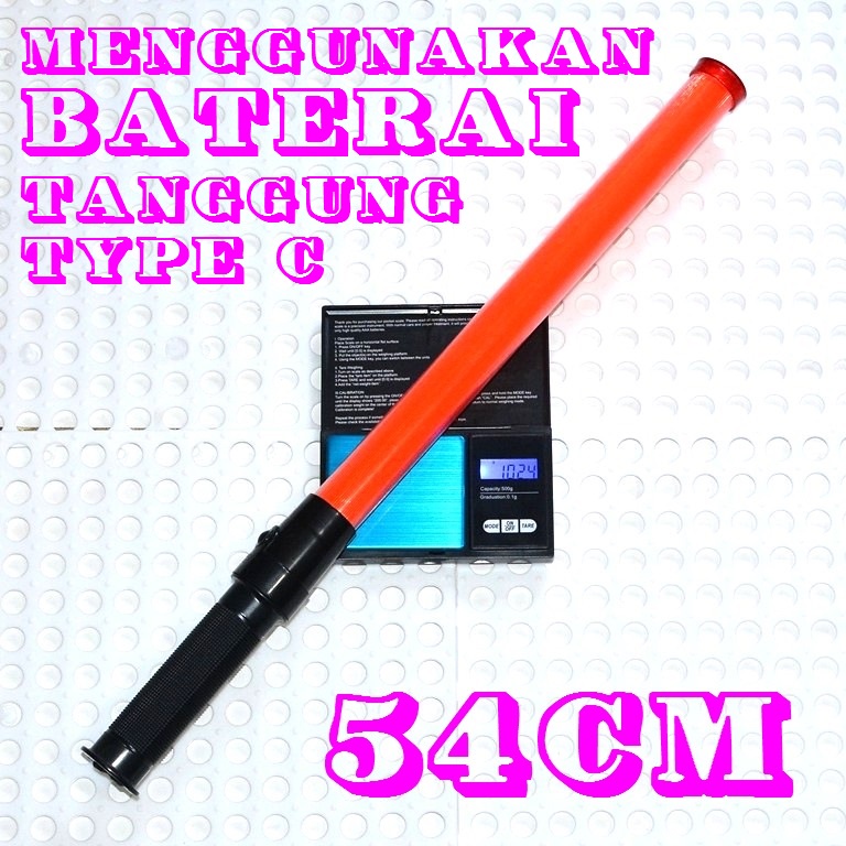 Jual Lampu lalin tongkat parkir panjang 54cm 41cm bukan 30cm led lalu ...