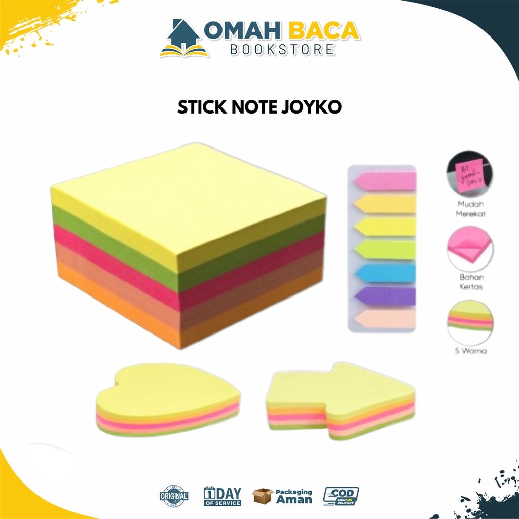 Jual Stick Note Joyko / Memo Tempel Joyko / Stick Note Panah - ATK ...