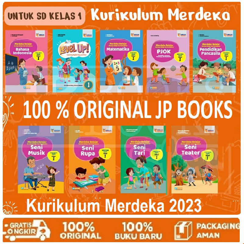 Jual JP Books - Buku Siswa Kelas 1 SD - Kurikulum Merdeka 2023 (Bahasa Indonesia, Pendidikan ...