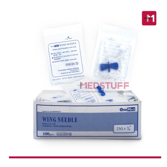 Jual Needle Wing Onemed Wing Needle Onemed Jarum Infus | Shopee Indonesia