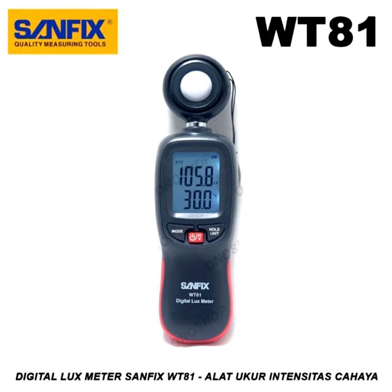 Jual Digital Lux Meter Sanfix WT81 - Alat Ukur Intensitas Cahaya | Shopee Indonesia