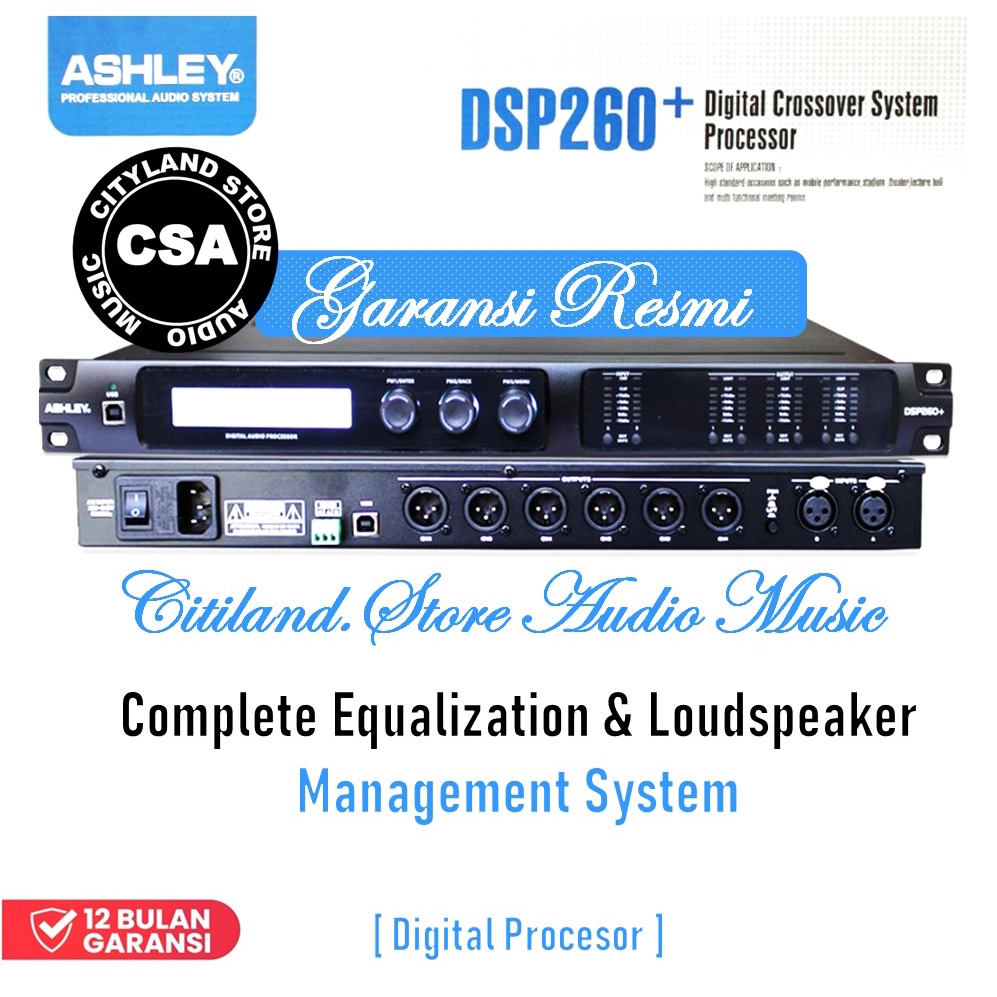 Jual Management Speaker Digital ASHLEY DSP260+ Original | Shopee Indonesia
