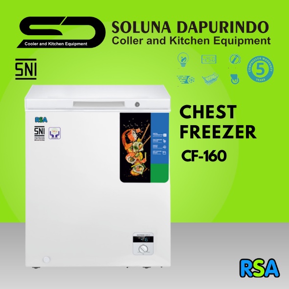 Jual RSA Chest Freezer CF-160 / CF160 | Shopee Indonesia