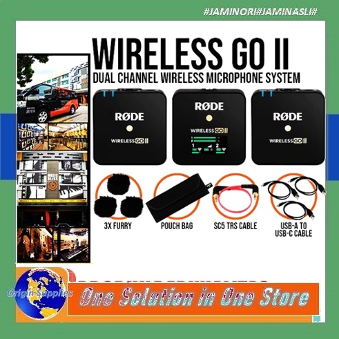 Jual RODE Wireless GO II 2 Channel Wireless Microphone System | Shopee Indonesia
