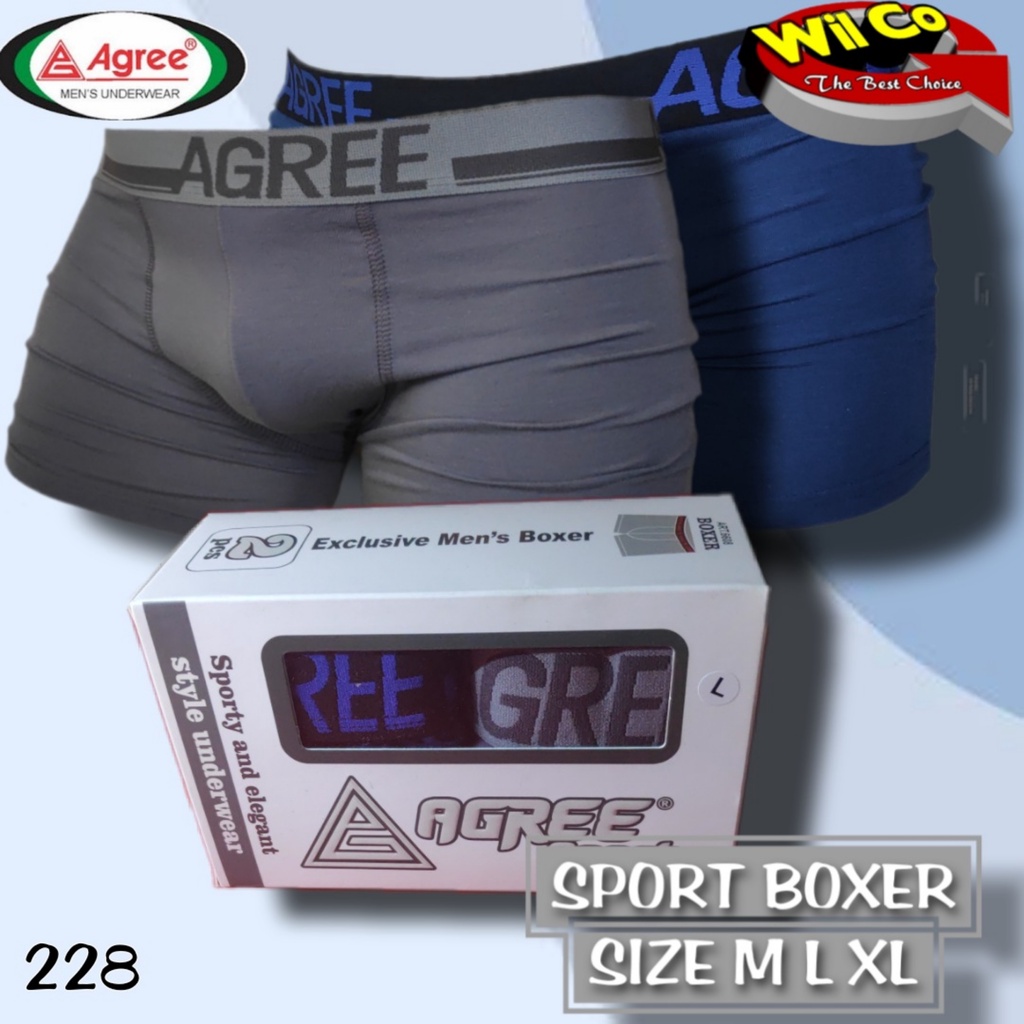 Jual K228D Agree Celana Dalam Boxer Pria Dewasa dan Remaja, Cd Pria ...