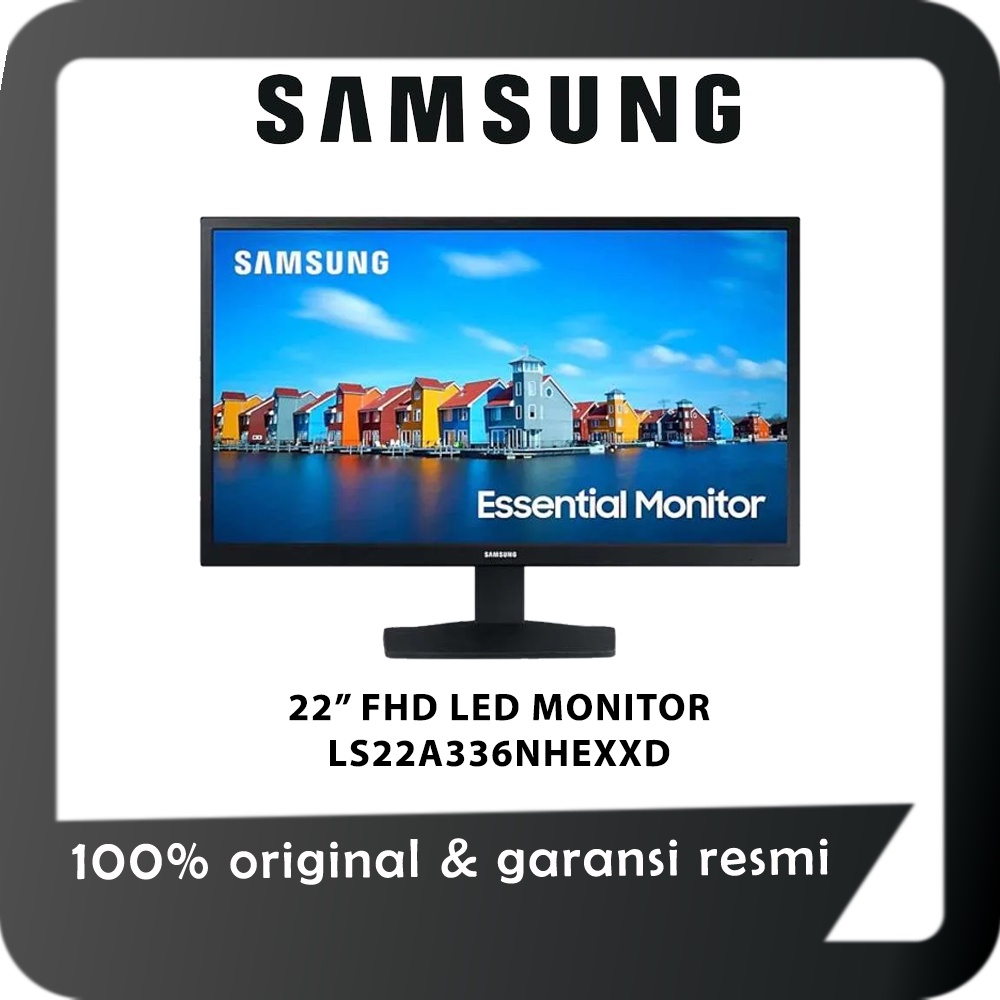 Jual Monitor LED Samsung 22inch FHD S22A336NHE / LS22A336NHEXXD GARANSI ...