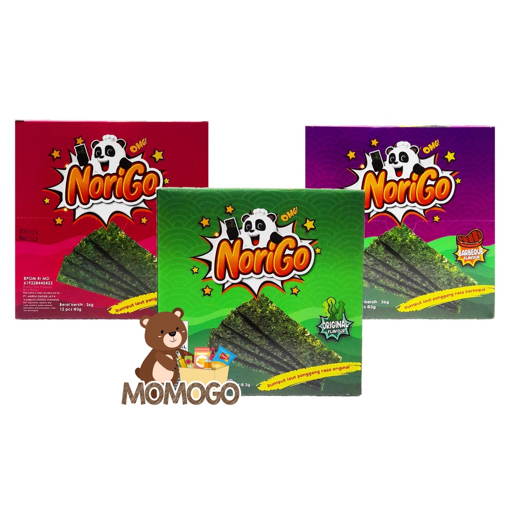 Jual NORIGO ORIGINAL / BALADO / BARBEQUE FLAVOUR 1 BOX ISI 12pcs ...