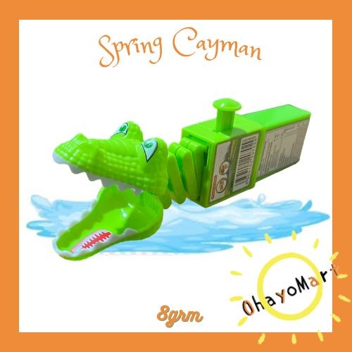 Jual Juqi Spring Cayman Candy / Mainan Capitan Buaya Lucu isi permen ...