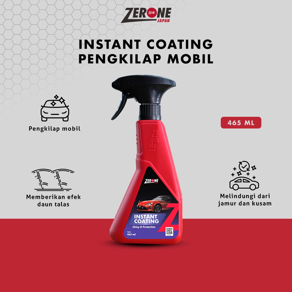 Jual Zerone Semi Nano Coating Instan Coating Pengkilap Mobil Efek Daun ...