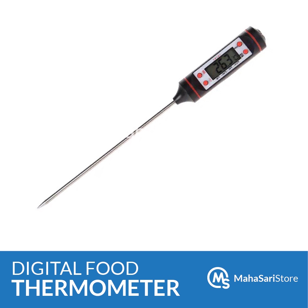 Jual Thermometer / Termometer Suhu Air Minuman / Makanan Dapur / Daging ...