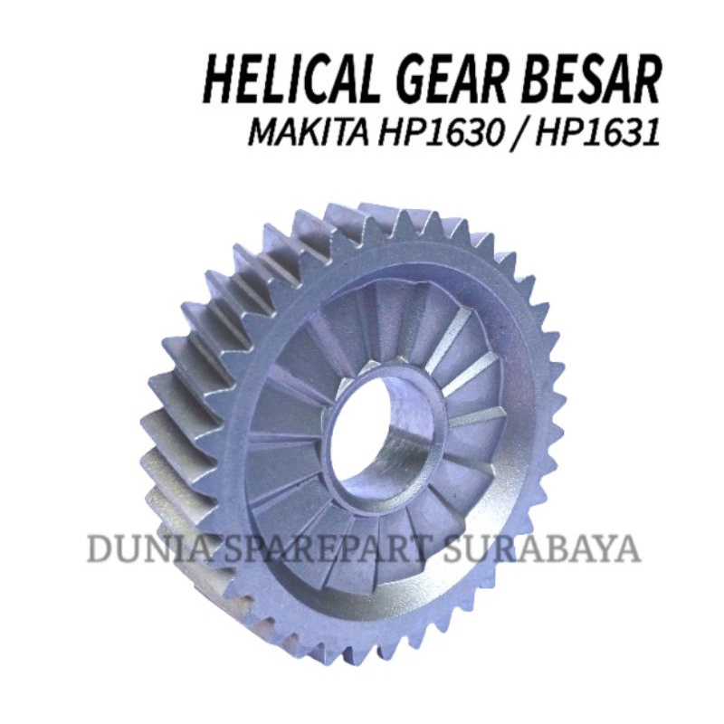 Jual Helical Gear Mesin Bor Makita HP1630 / HP1631 / Ger Gigi Nanas Bor Impact Drill Makita HP ...