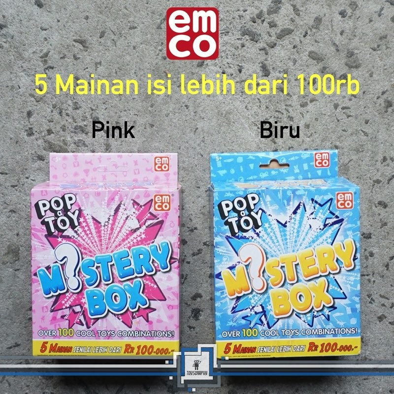 Jual Emco Surprise Box Pop a Toy Surprise Popatoy isi 5 Mainan | Shopee ...