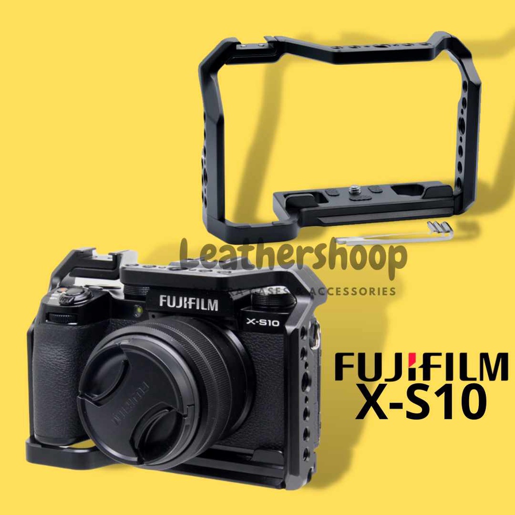Jual Cage Rig Fujifilm XS10 Bracket Handgrip Fuji X-S10 Metal ...