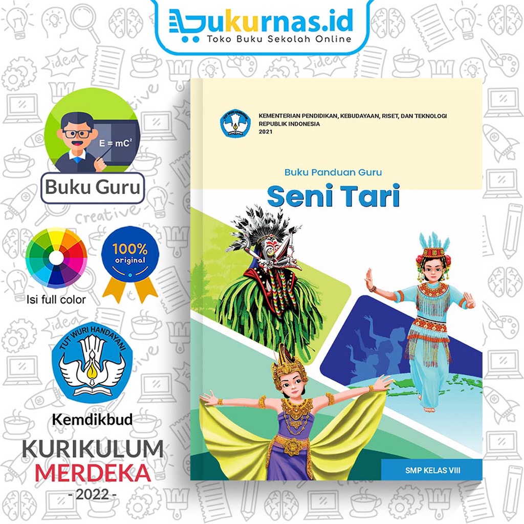 Jual Buku Panduan Guru Seni Tari SMP/MTS Kelas 8 K-Merdeka | Shopee Indonesia
