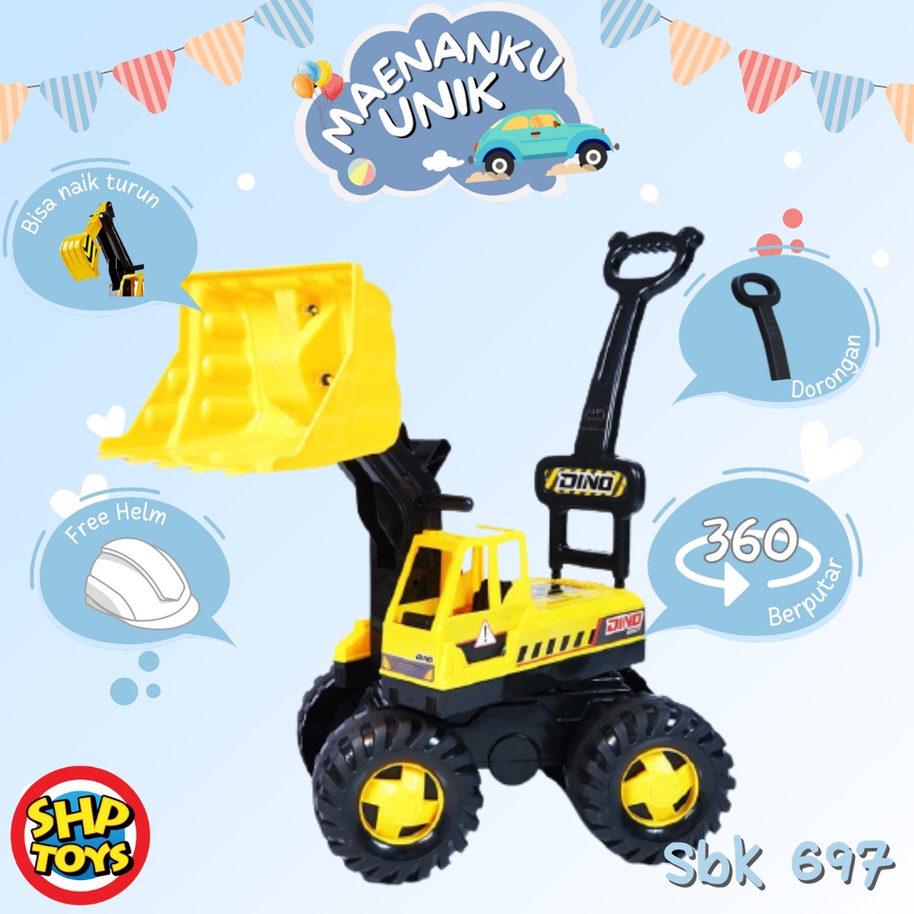 Jual Mainan Anak Mobil-Mobilan Dorong Truk - Truck BECO SBK 697 WW SHP ...