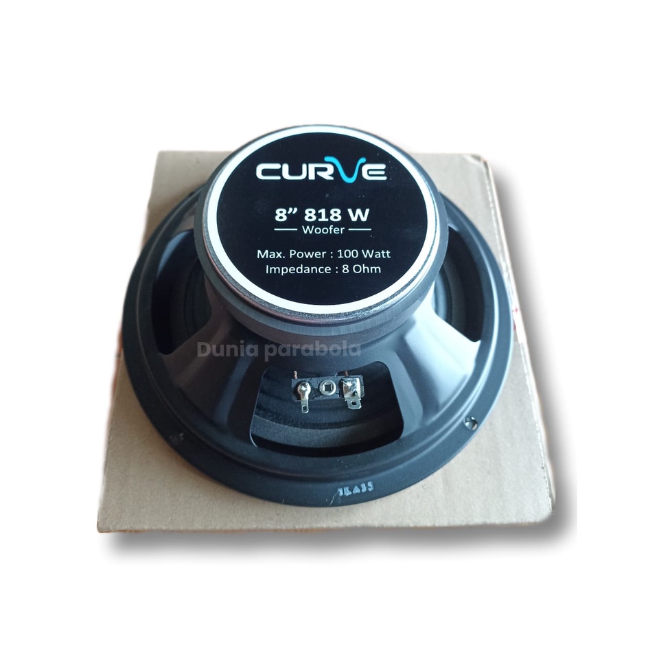 Jual SPEAKER CURVE 8 INCH 818 100 Watt 8 Ohm Woofer | Shopee Indonesia