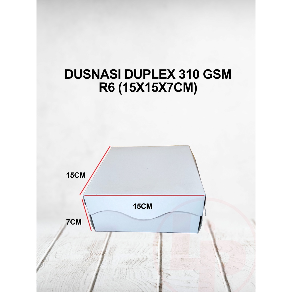 Jual DUS BOX KOTAK NASI R6 DUPLEX 15X15X7 DUPLEX PUTIH 310 Gsm | Shopee ...