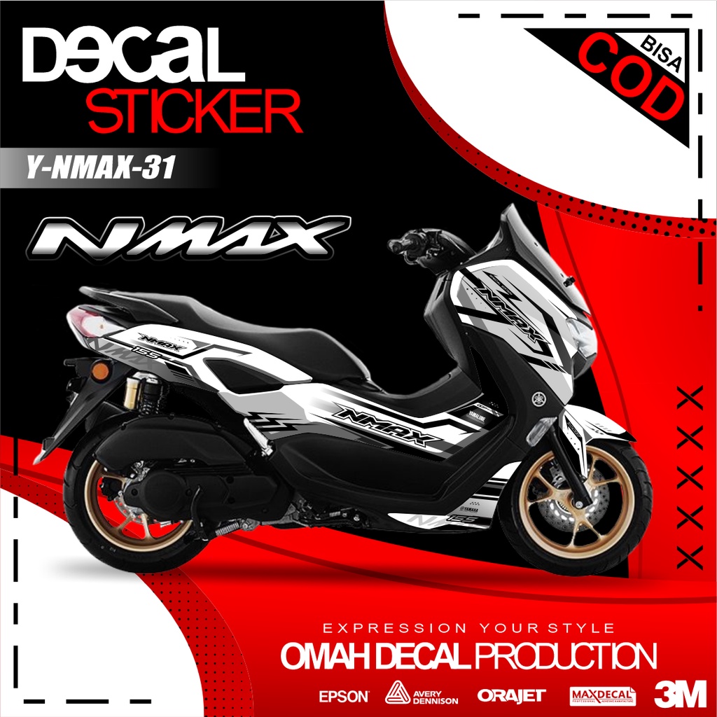 Jual DECAL STIKER DECAL MOTOR NMAX 2020 DECAL KEREN TERLARIS DECAL DI ...